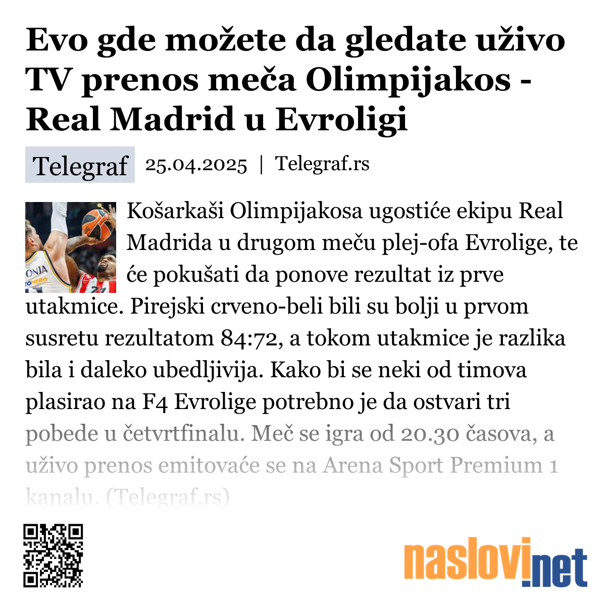 Evo gde možete da gledate uživo TV prenos meča Olimpijakos - Real ... Evo gde možete da gledate uživo TV prenos meča Olimpijakos - Real ...